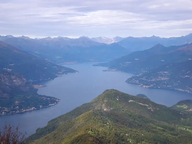 Escursione guidata al Monte San Primo da Bellagio